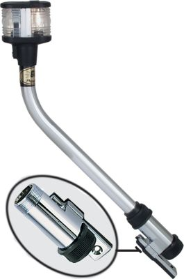 PERKO LIGHT BOW WINDSHIELD MOUNT - 1124DP2CHR | Boats.net