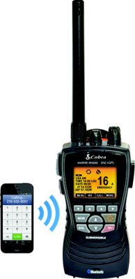 COBRA FLOATING GPS HANDHELD VHF MARINE RADIO, BLACK - MRHH600FLTGPSBT ...