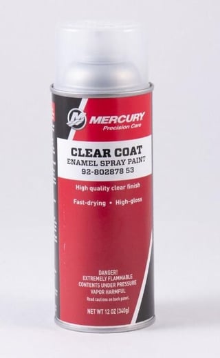 MERCURY OEM ENGINE SPRAY PAINT CLEAR COAT - 80287853 | Boats.net
