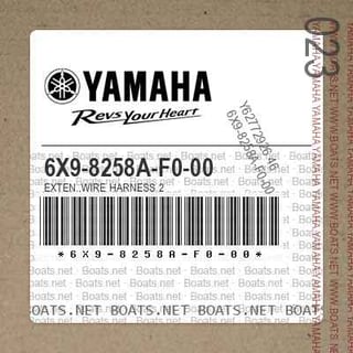 YAMAHA OEM EXTEN.,WIRE HARNESS 2 - 6X9-8258A-F0-00 | Boats.net