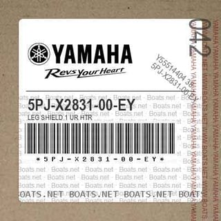 YAMAHA OEM LEG SHIELD 1 UR HTR - 5PJ-X2831-00-EY | Boats.net