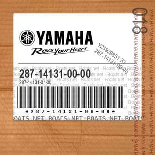 YAMAHA OEM 287-14131-01-00 - 287-14131-00-00 | Boats.net
