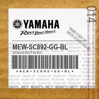 YAMAHA OEM GOGGLE,SCOT 89 BLU - MEW-SC892-GG-BL | Boats.net
