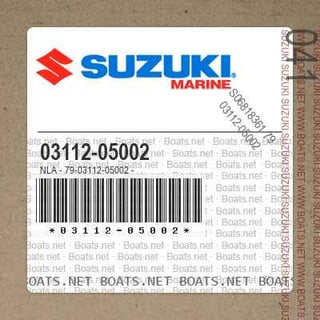 SUZUKI OEM NLA - 79-03112-05002 - - 03112-05002 | Boats.net
