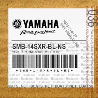 YAMAHA OEM YAMAHA RACING SOCKS W/OUTLAST - SMB-14SXR-BL-NS | Boats.net