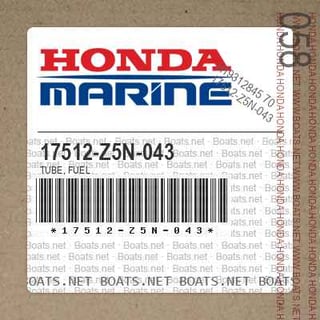 HONDA OEM TUBE, FUEL - 17512-Z5N-043 | Boats.net
