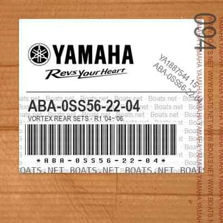 YAMAHA OEM VORTEX REAR SETS - R1 '04~'06 - ABA-0SS56-22-04 | Boats.net