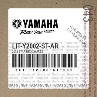 YAMAHA OEM 2002 STAR BROCHURES - LIT-Y2002-ST-AR | Boats.net