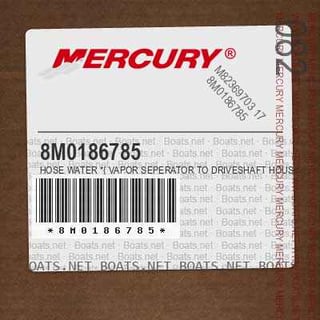 MERCURY OEM HOSE WATER *{ VAPOR SEPERATOR TO DRIVESHAFT HOUSING FITTING ...
