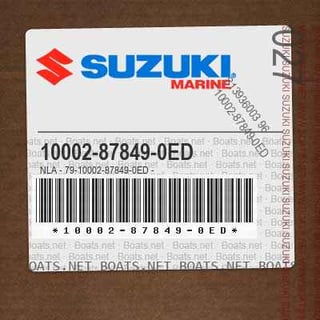 SUZUKI OEM NLA - 79-10002-87849-0ED - - 10002-87849-0ED | Boats.net