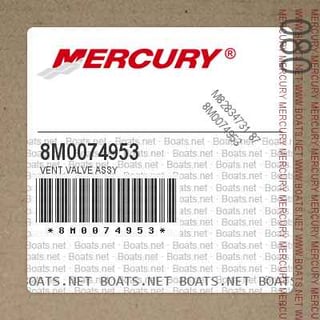 MERCURY OEM VENT VALVE ASSY - 8M0074953 | Boats.net
