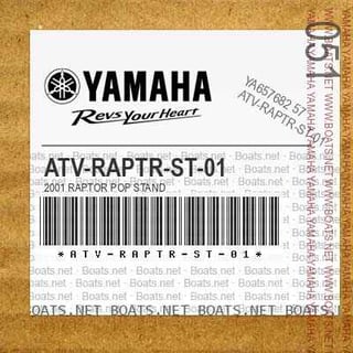 YAMAHA OEM 2001 RAPTOR POP STAND - ATV-RAPTR-ST-01 | Boats.net