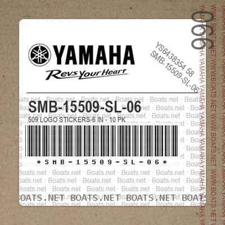 YAMAHA OEM 509 LOGO STICKERS-6 IN - 10 PK - SMB-15509-SL-06 | Boats.net