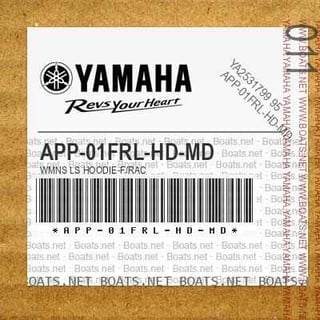 YAMAHA OEM WMNS LS HOODIE-F/RAC - APP-01FRL-HD-MD | Boats.net