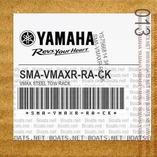 YAMAHA OEM VMAX STEEL TOW RACK - SMA-VMAXR-RA-CK | Boats.net