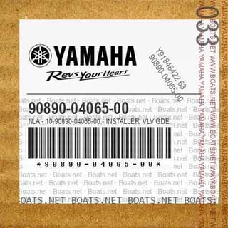 YAMAHA OEM NLA - 10-90890-04065-00 - INSTALLER, VLV GDE - 90890-04065 ...
