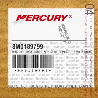 MERCURY OEM BRACKET TRIM SWITCH *{ REMOTE CONTROL POWER TRIM ...