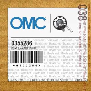 OMC OEM PLATE,WATER PUMP - 0355286 | Boats.net