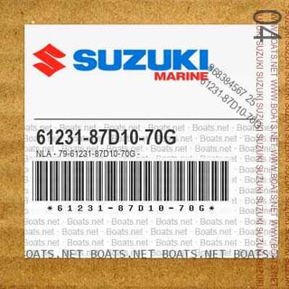 SUZUKI OEM NLA - 79-61231-87D10-70G - - 61231-87D10-70G | Boats.net