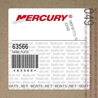 MERCURY OEM NAME PLATE - 63566 | Boats.net