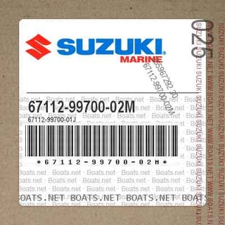 SUZUKI OEM 67112-99700-01J - 67112-99700-02M | Boats.net
