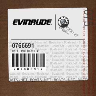 EVINRUDE OEM CABLE,INTERFACE 4' - 0766691 | Boats.net