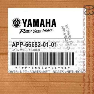 YAMAHA OEM SZ SM WNGD Y SHORT - APP-66682-01-01 | Boats.net
