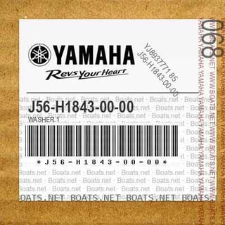YAMAHA OEM WASHER 1 - J56-H1843-00-00 | Boats.net