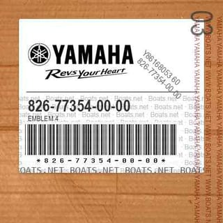 YAMAHA OEM EMBLEM 4 - 826-77354-00-00 | Boats.net