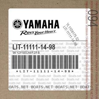 YAMAHA OEM '98 YZF/SECAII/FZR B - LIT-11111-14-98 | Boats.net