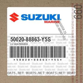 SUZUKI OEM LU (40A/50A/60A - 50020-88863-Y5S | Boats.net