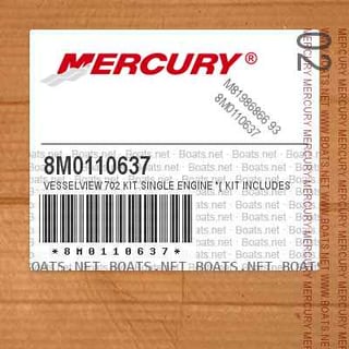 MERCURY OEM VESSELVIEW 702 KIT SINGLE ENGINE *{ KIT INCLUDES ...