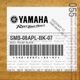YAMAHA OEM BOOT -POLAR -BLACK - - SMB-08APL-BK-07 | Boats.net