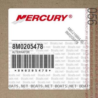 MERCURY OEM ALTERNATOR - 8M0205478 | Boats.net