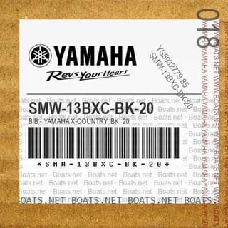 YAMAHA OEM BIB - YAMAHA X-COUNTRY, BK, 20 - SMW-13BXC-BK-20 | Boats.net