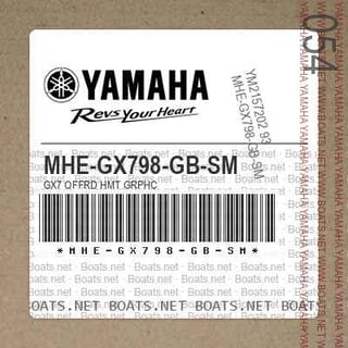 YAMAHA OEM GX7 OFFRD HMT GRPHC - MHE-GX798-GB-SM | Boats.net