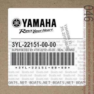 YAMAHA OEM SUPERSEDED BY 4TW-22151-00-00 - SEAL, GUARD - 3YL-22151-00 ...
