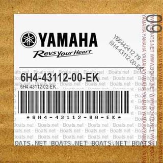 YAMAHA OEM 6H4-43112-02-EK - 6H4-43112-00-EK | Boats.net