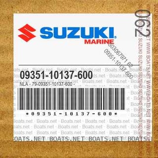 SUZUKI OEM NLA - 79-09351-10137-600 - - 09351-10137-600 | Boats.net