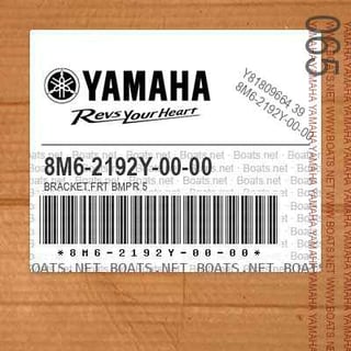 YAMAHA OEM BRACKET,FRT BMPR 5 - 8M6-2192Y-00-00 | Boats.net