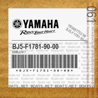 YAMAHA OEM EMBLEM 1 - BJ5-F1781-90-00 | Boats.net