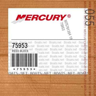 MERCURY OEM REED BLOCK - 75953 | Boats.net