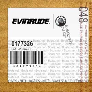 EVINRUDE OEM RX4 4X15X24RH - 0177326 | Boats.net