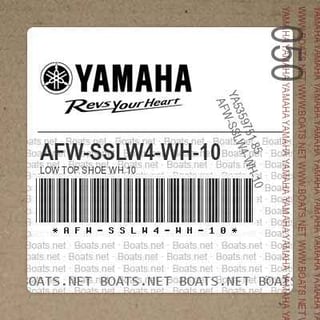 YAMAHA OEM LOW TOP SHOE WH 10 - AFW-SSLW4-WH-10 | Boats.net