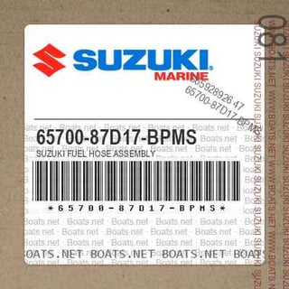 SUZUKI OEM SUZUKI FUEL HOSE ASSEMBLY - 65700-87D17-BPMS | Boats.net