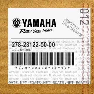 YAMAHA OEM 275-23122-60-00 - 278-23122-50-00 | Boats.net