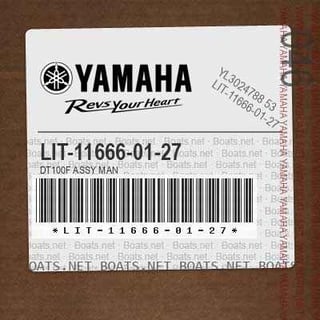 YAMAHA OEM DT100F ASSY MAN - LIT-11666-01-27 | Boats.net