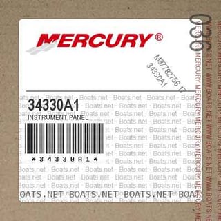 MERCURY OEM INSTRUMENT PANEL - 34330A1 | Boats.net