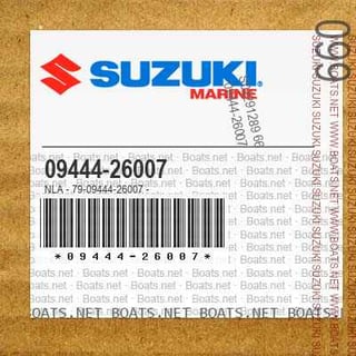 SUZUKI OEM NLA - 79-09444-26007 - - 09444-26007 | Boats.net