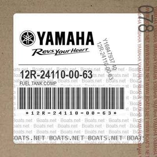 YAMAHA OEM FUEL TANK COMP - 12R-24110-00-63 | Boats.net
